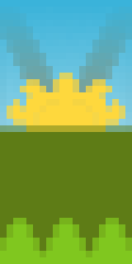 Sun rising Minecraft Banner