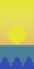Sunset Banner Minecraft Banner