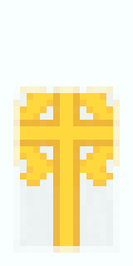 Minecraft Gold Cross Banner Minecraft Banner