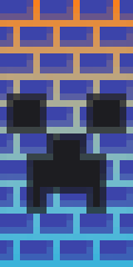 Creeper Bricks Minecraft Banner