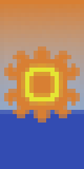 sunset Minecraft Banner
