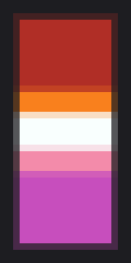 lesbian flag Minecraft Banner
