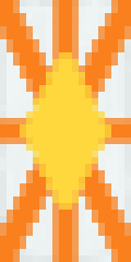 Banner of the Sunfire Knights (designed for shields) Minecraft Banner