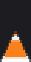 Traffic cone Minecraft Banner