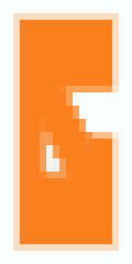 Orange Ampersand Minecraft Banner