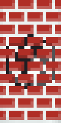 cracked bricks Minecraft Banner