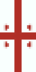 Flag of Georgia Minecraft Banner