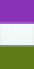 Genderqueer Banner (Horizontal) Minecraft Banner
