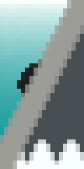 Jaws Banner (left half) Minecraft Banner