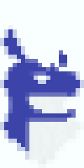 blue raptor Minecraft Banner