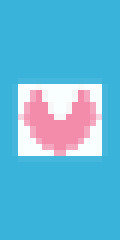 heart letter Minecraft Banner
