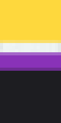 Non-Binary Flag Minecraft Banner