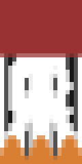 Ghast in the nether Minecraft Banner