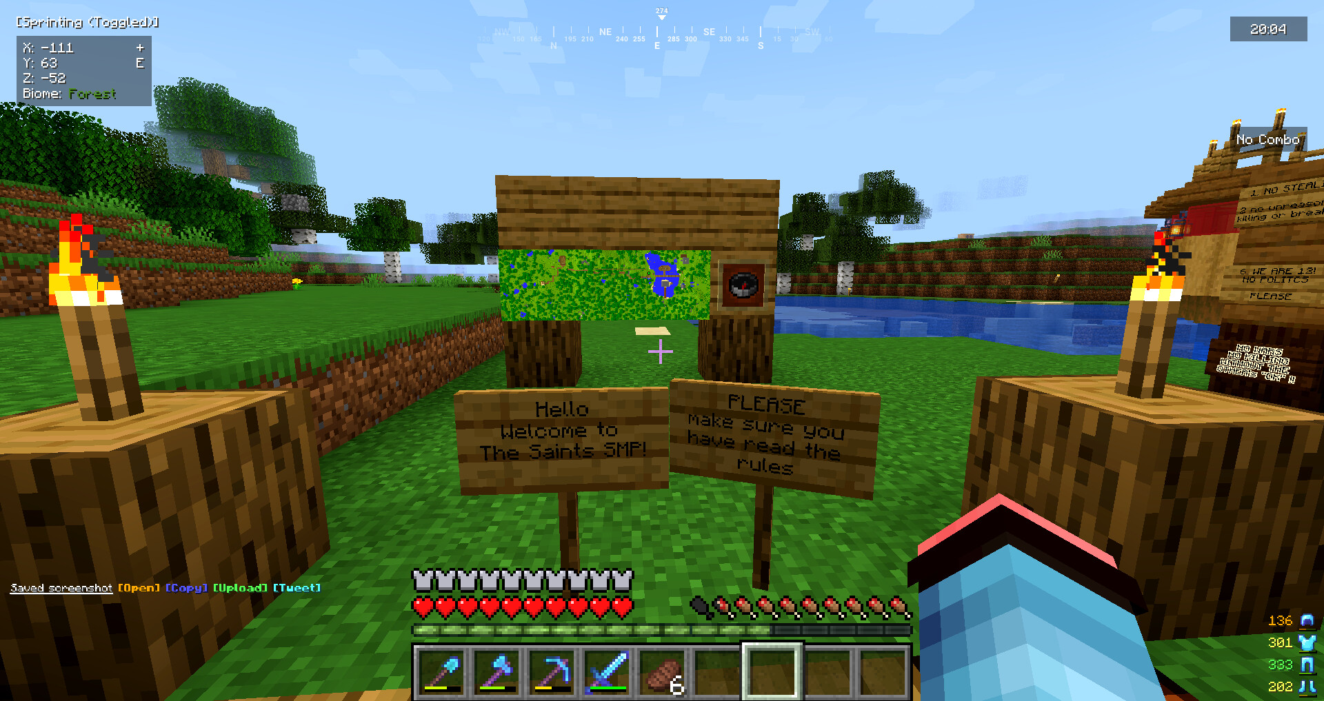 Saints SMP Minecraft Bedrock Server