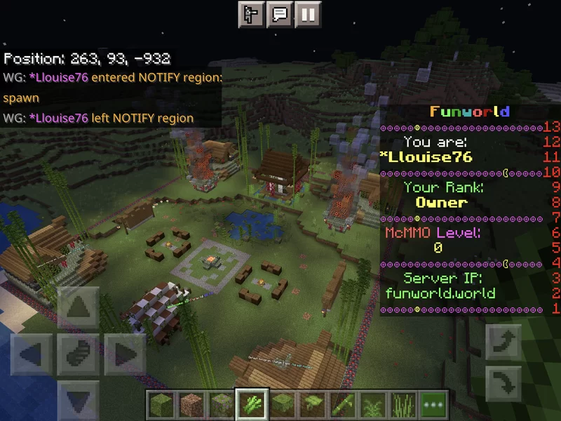 Funworld Plots Minecraft Bedrock Server