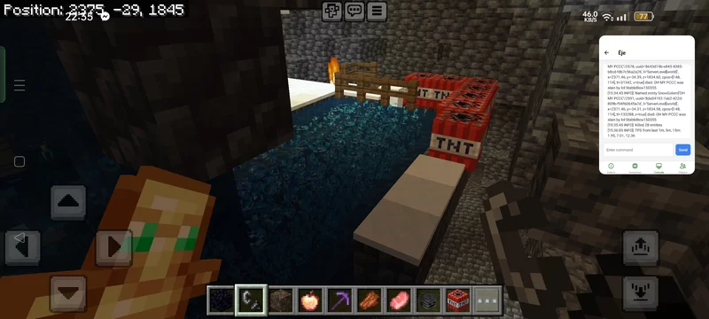 1 block Minecraft Bedrock Server