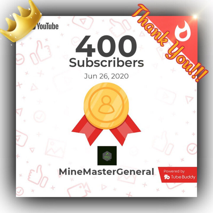 400 Subs on YouTube!!!