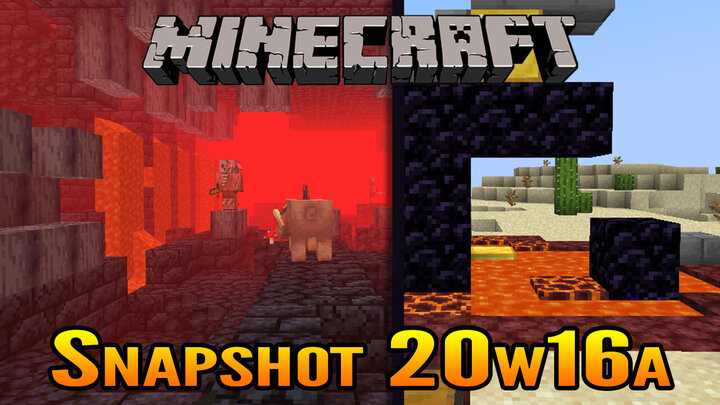 Minecraft Snapshot 20w16a | Bastion Remnants & Ruined Portals
