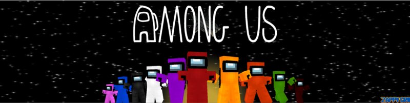 Among Us Banner, but It's Minecraft