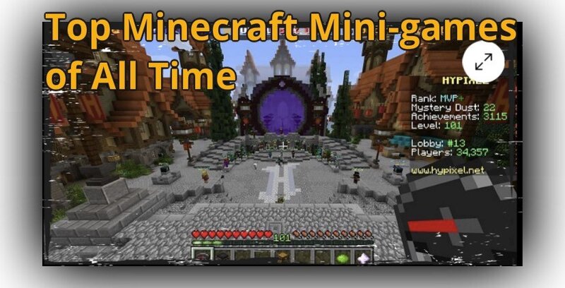 Top 5 most popular Minecraft mini-games of all time