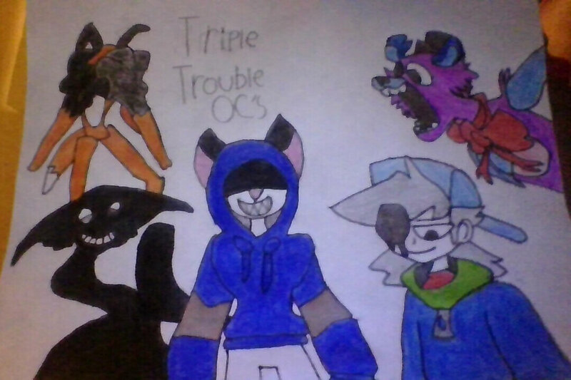 FNF TRIPLE TROUBLE OC'S