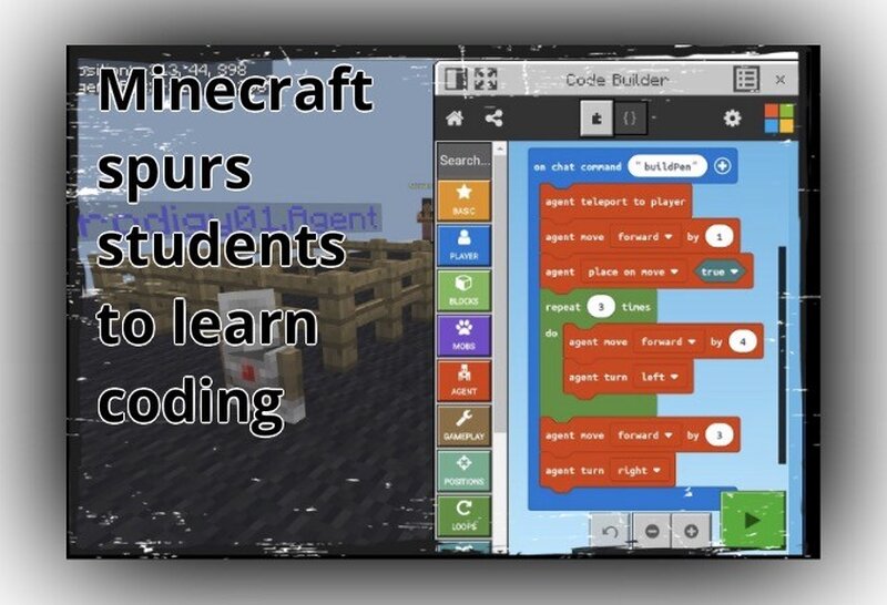 Minecraft spurs students to learn coding