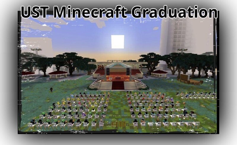 LOOK: UST sends off graduates through Minecraft