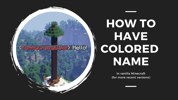 How to have a colored name (for more recent version)