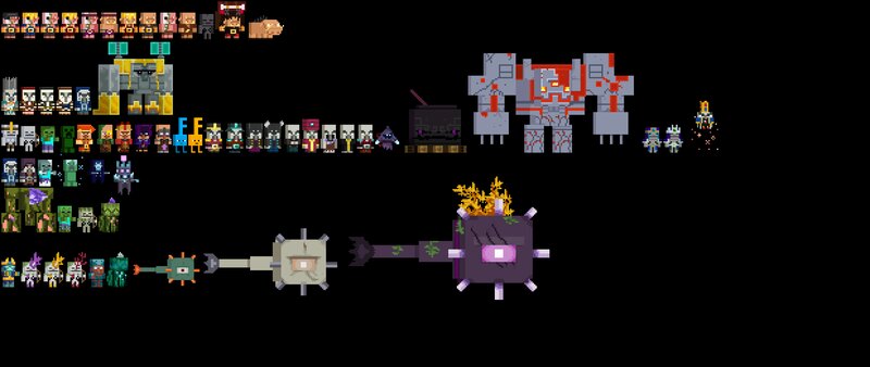 {Minecarft Dungeons 2D}