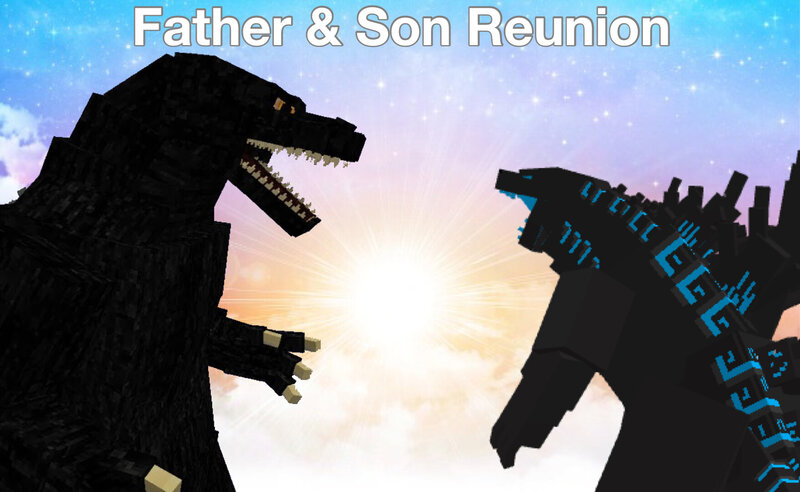 Father & Son Reunion (Godzilla Style)