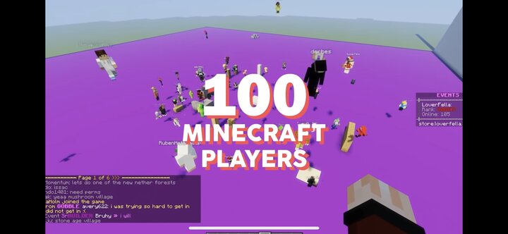 100 NOOBS in a MINECRAFT Build off!!!! CHECK IT OUT!