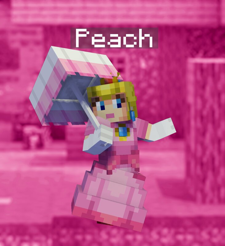 Super Smash Bros. Ultimate in Minecraft - 13 Peach