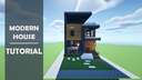 Minecraft: 7x7 Modern Survival House || Tutorial