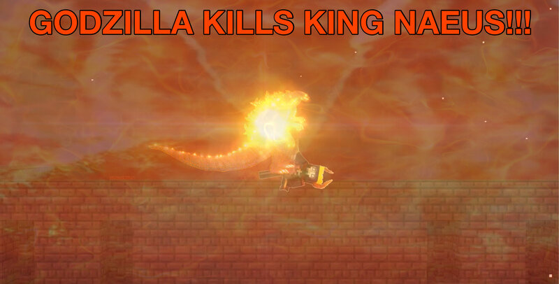 GODZILLA KILLS KING NAEUS!!!