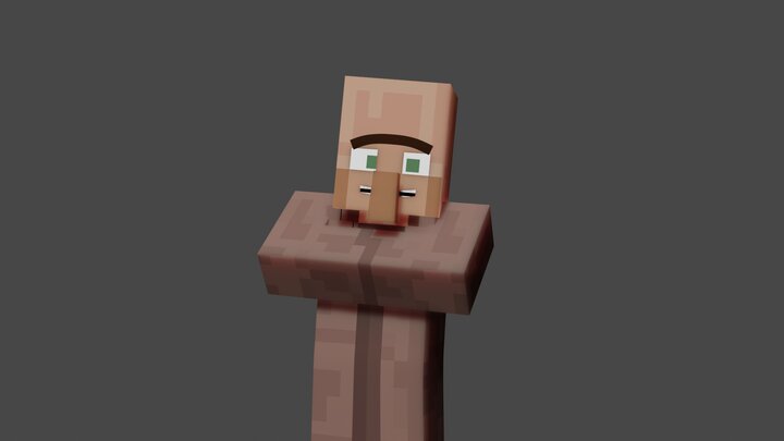 Heres a render a made with a villager