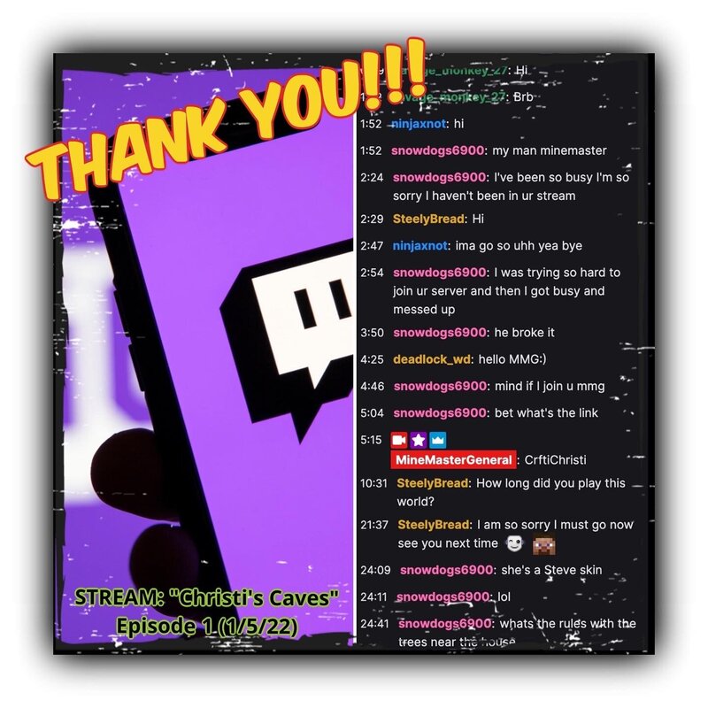 Thank You Twitch Chat!!!