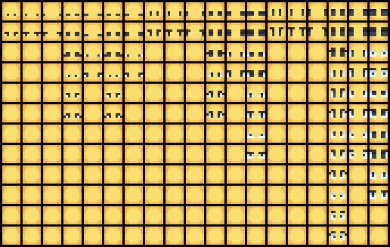 Eye Templates for Minecraft Skins!
