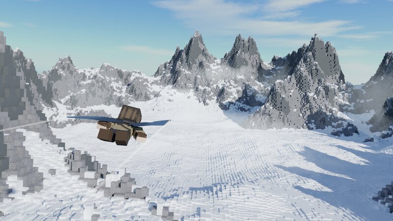 Over The Desolate Cold | Minecraft Render