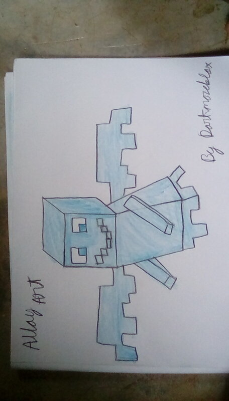 Allay art by darkmazeblox on real life :).