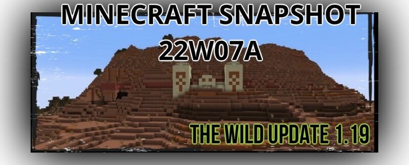 ⛏ MINECRAFT SNAPSHOT 22W07A