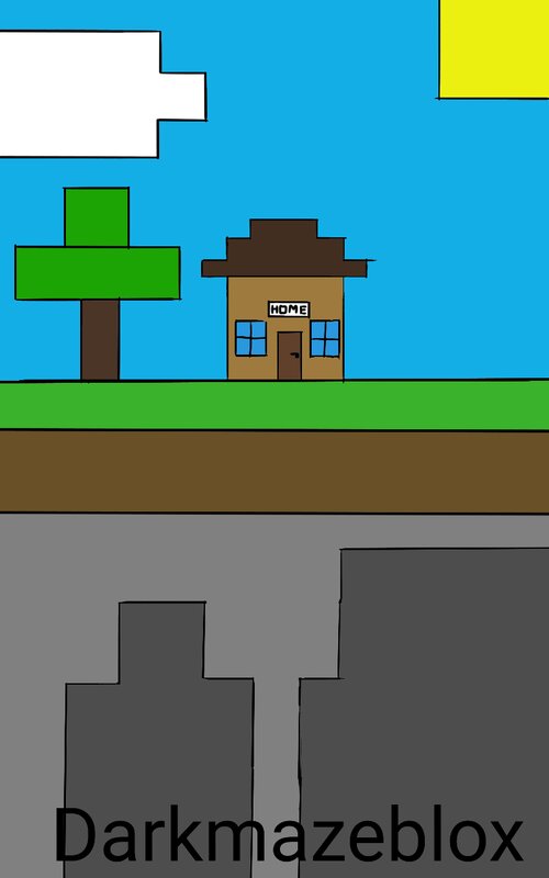 Minecraft art by darkmazeblox.