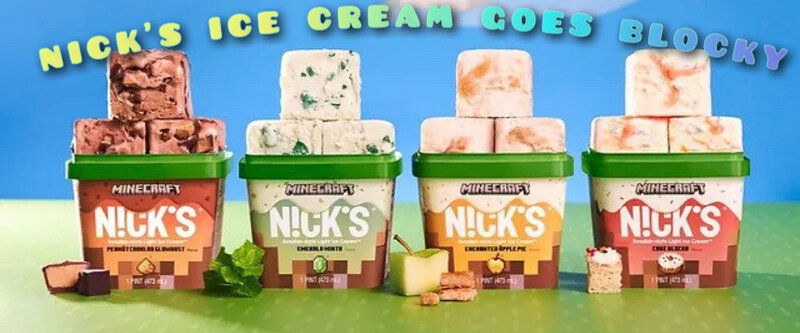 ⛏ NICK’Ss ICE CREAM GOES BLOCKY