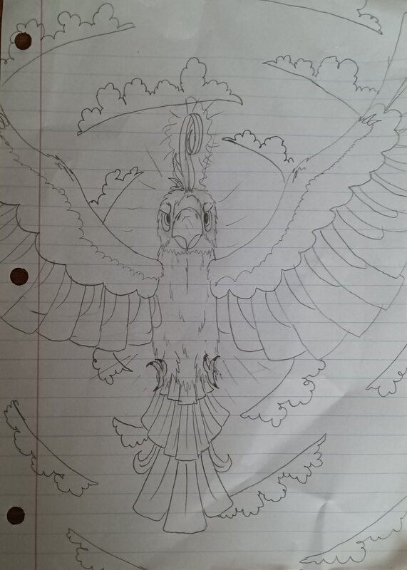 Hehe I drew this in math class