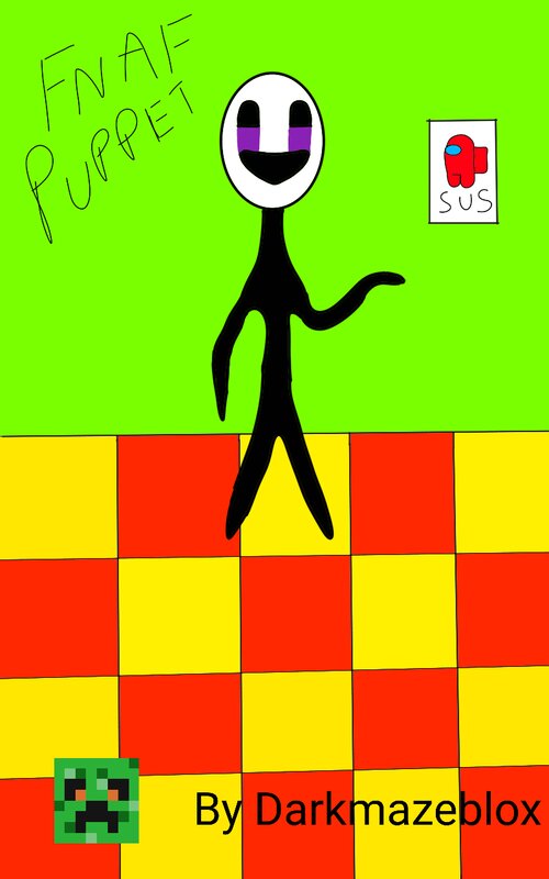 Fnaf puppet art by darkmazeblox.