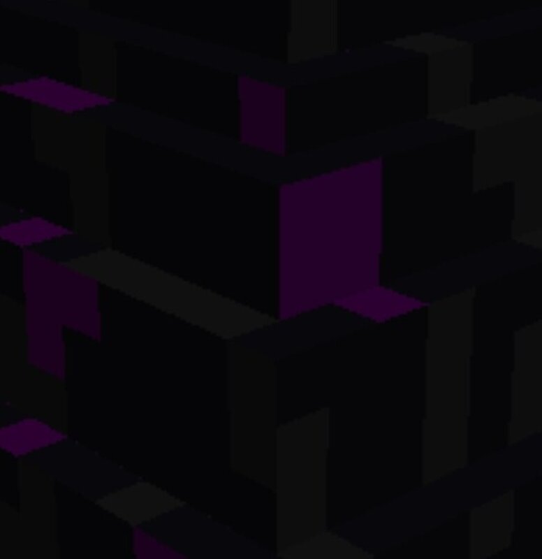 Minecraft Obsidian Block 2d