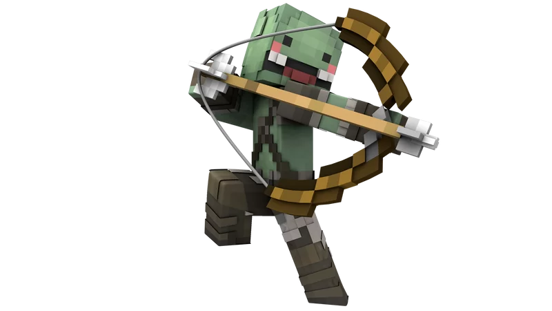 Minecraft Zombie Archer: Ready for Battle