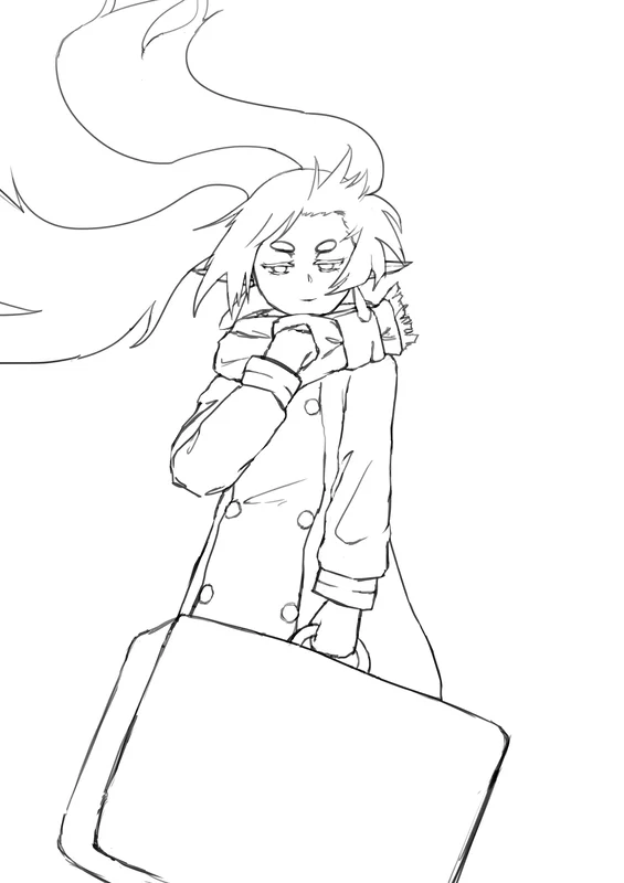 starting frieren drawing :D