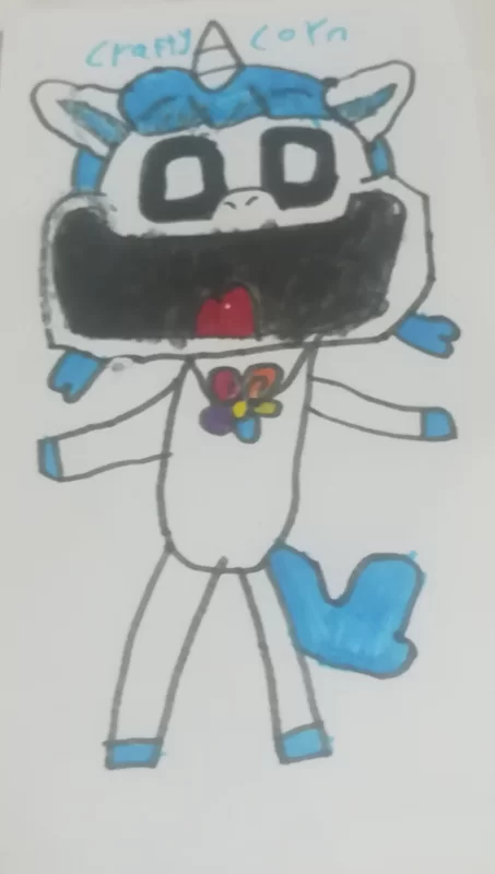 Crafty corn as small paint in poppy playtime 3 smiling critters