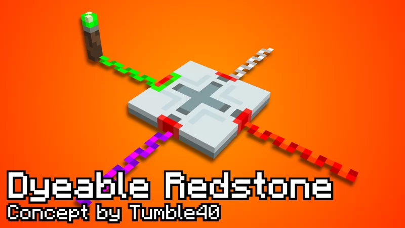 Dyeable Redstone (Concept)