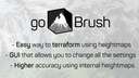 Builder's tools | Mountaints editing | goBrush plugin